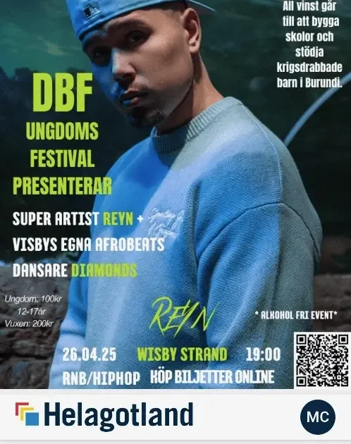 REYN till Wisby Strand 26 april - Wisby Strand